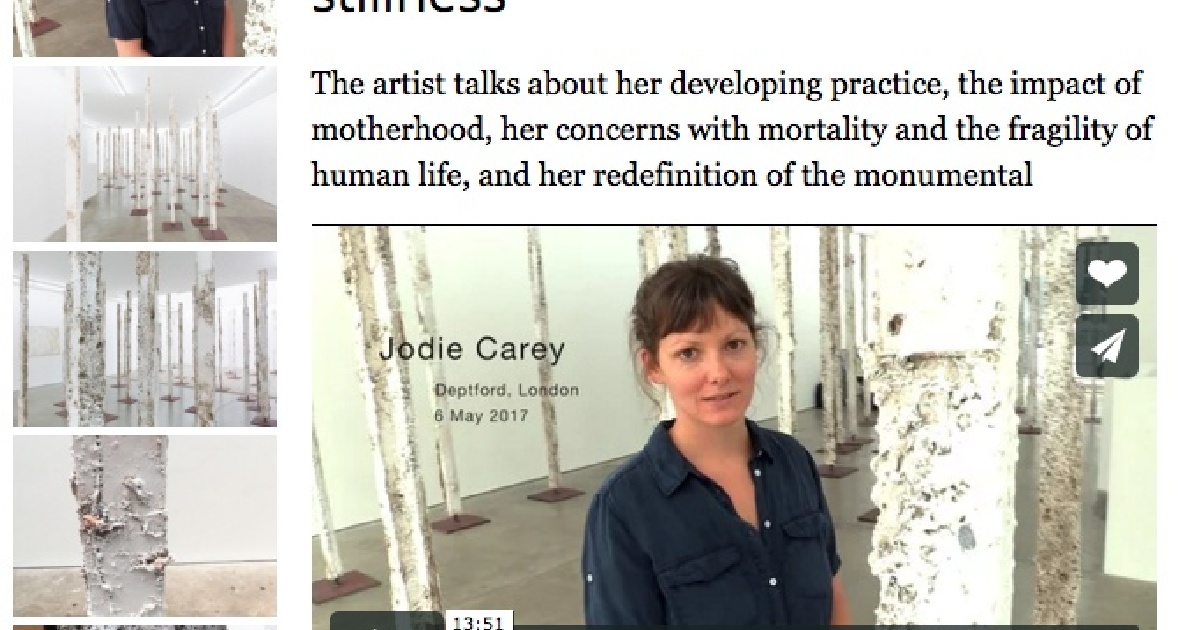 Jodie Carey in Studio International | Edel Assanti